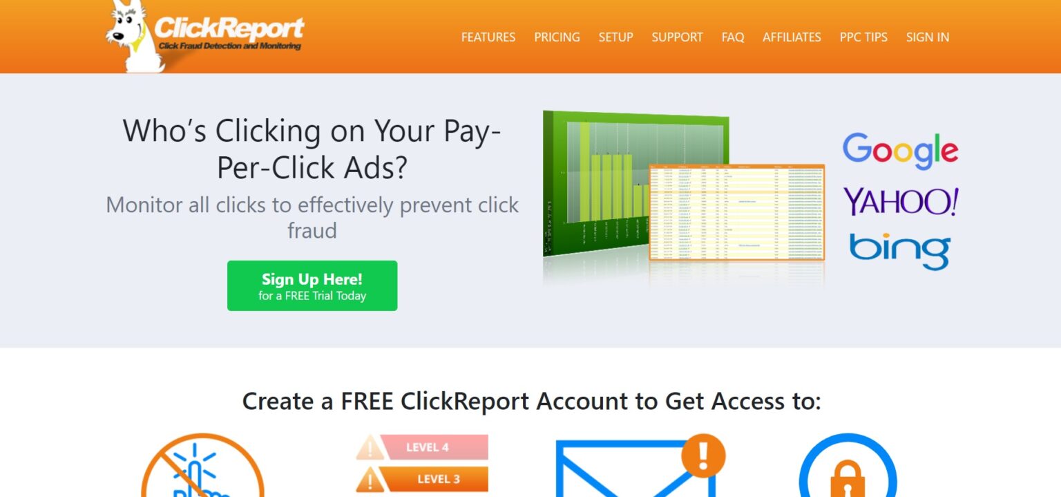 Click fraud protection software